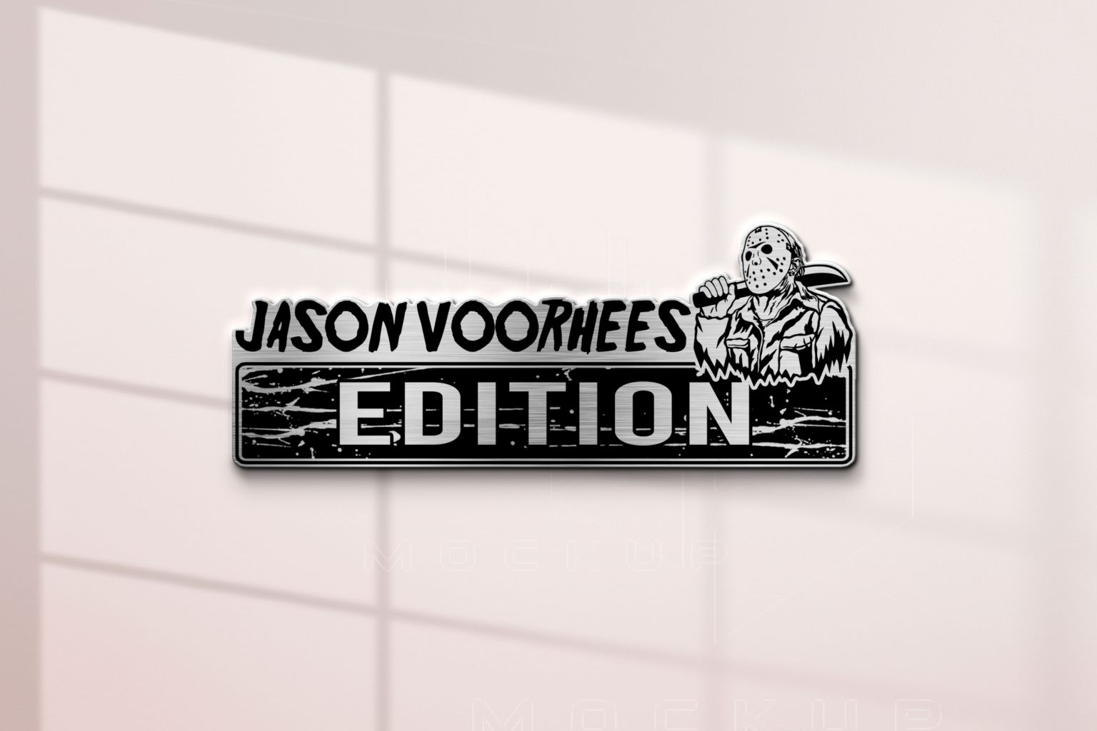 Jason Voorhees Edition Laser Engraved Car Name Emblem – BohoPride