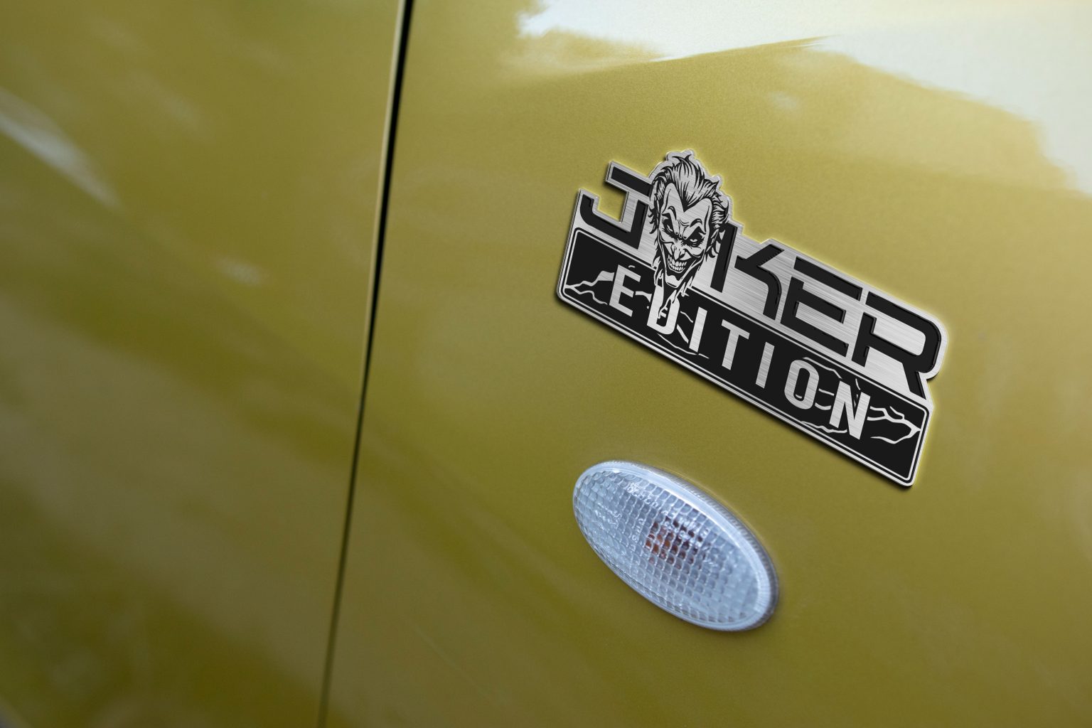Joker Comic Edition Laser Engraved Car Emblem – BohoPride