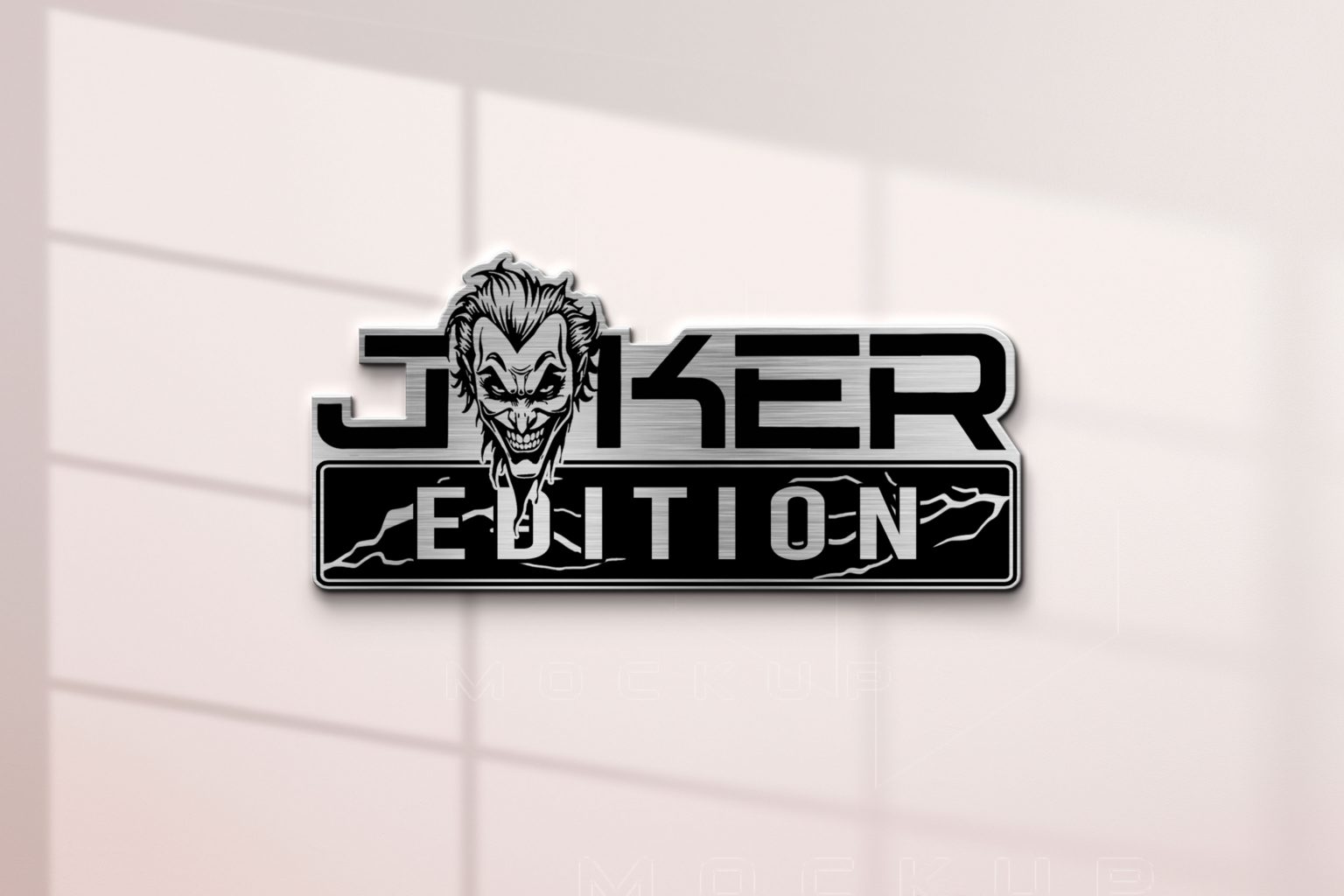 Joker Comic Edition Laser Engraved Car Emblem – BohoPride
