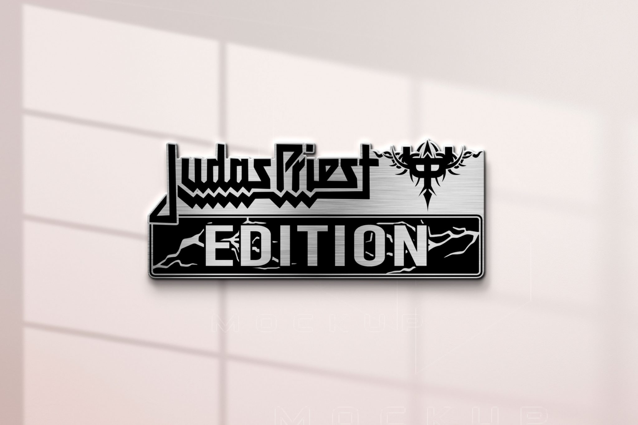 Judas Priest Edition Laser Engraved Car Name Emblem – BohoPride