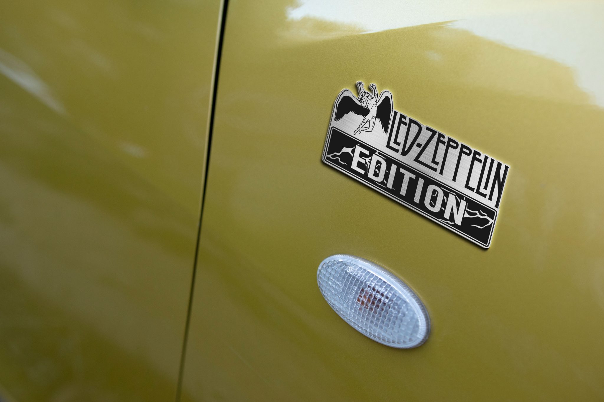 Led Zeppelin Edition Laser Engraved Car Name Emblem – BohoPride