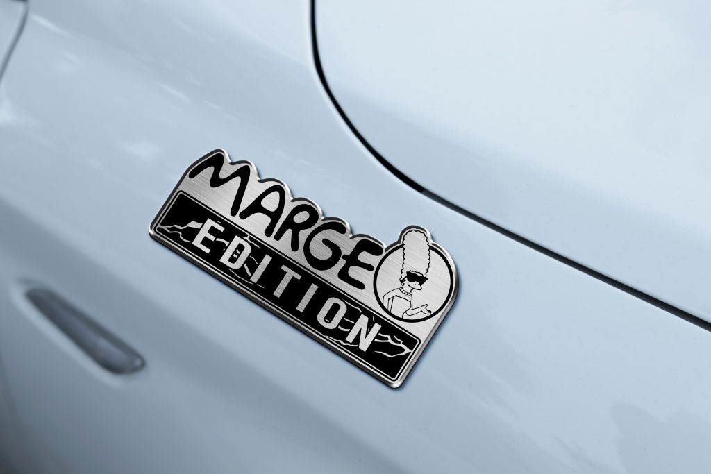 Marge Simpson Edition Laser Engraved Car Name Emblem – BohoPride