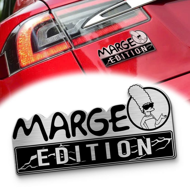 Marge Simpson Edition Laser Engraved Car Name Emblem – BohoPride