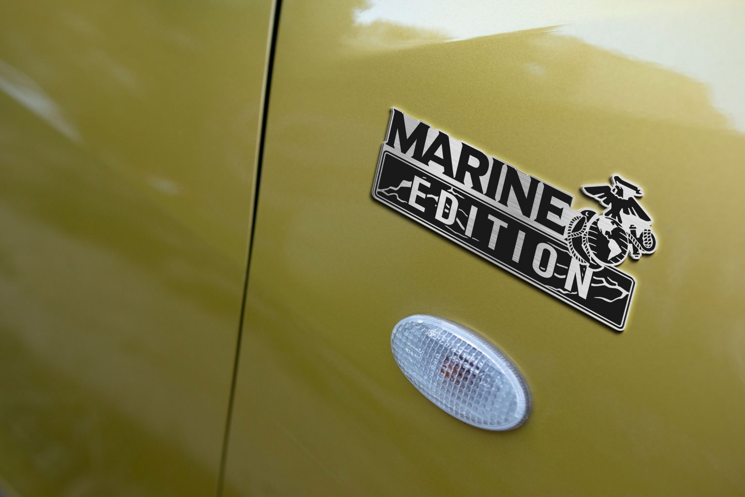 Marine Corps Edition Laser Engraved Car Badge – BohoPride
