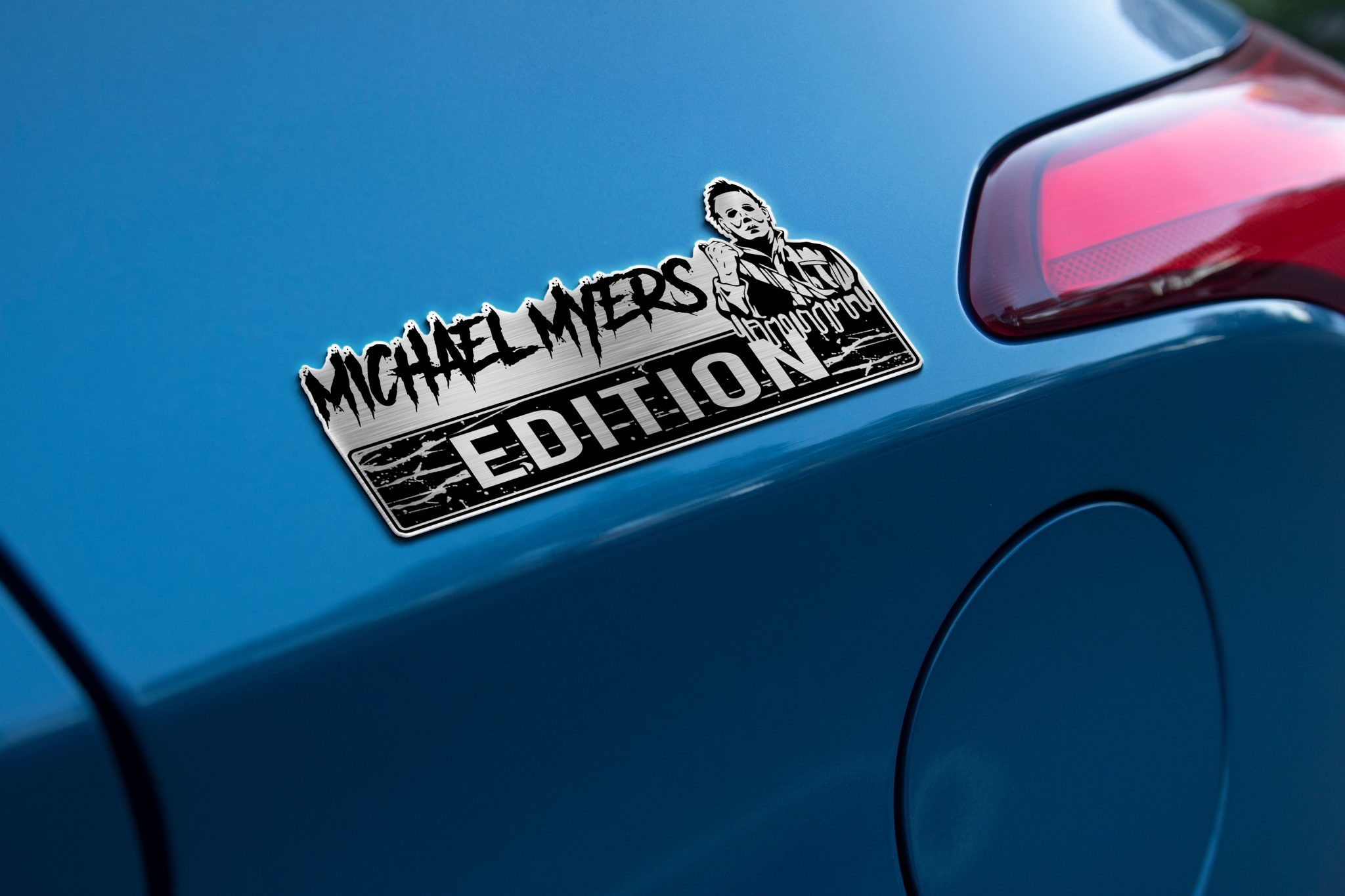 Michael Myers Edition Laser Engraved Car Name Emblem – BohoPride
