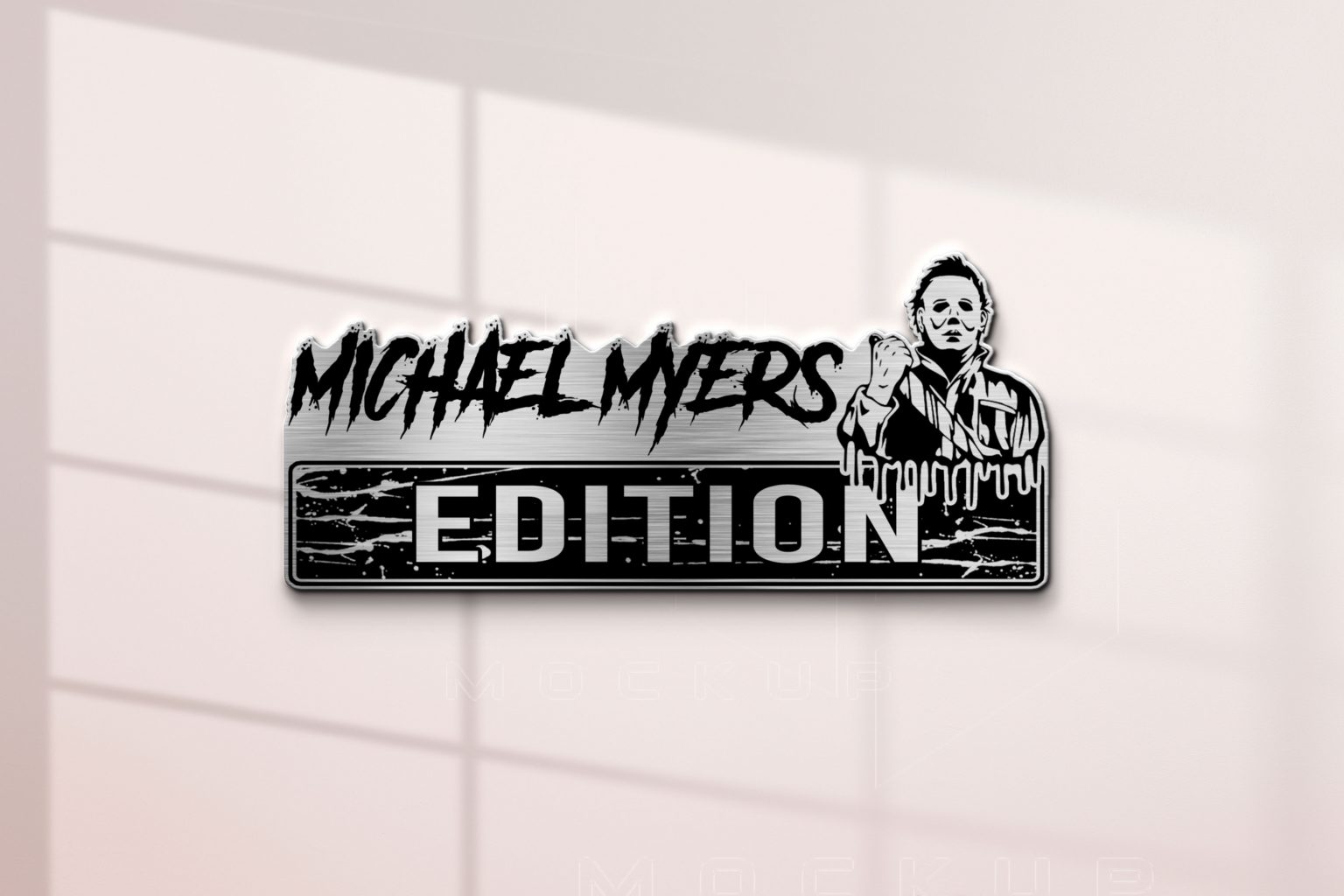 Michael Myers Edition Laser Engraved Car Name Emblem – BohoPride