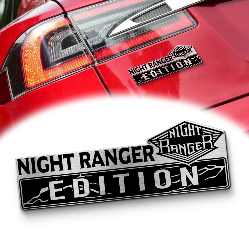 Night Ranger Edition Laser Engraved Car Name Emblem – BohoPride