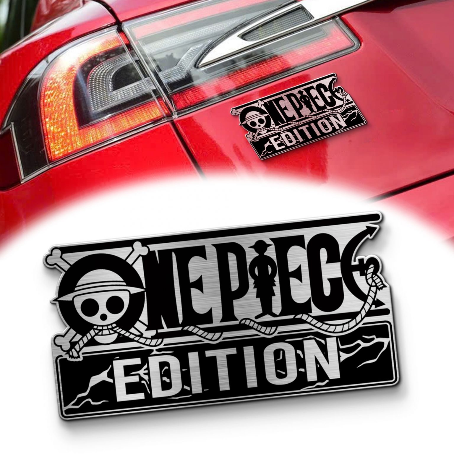 One Piece Edition Laser-Engraved Car Badge – BohoPride