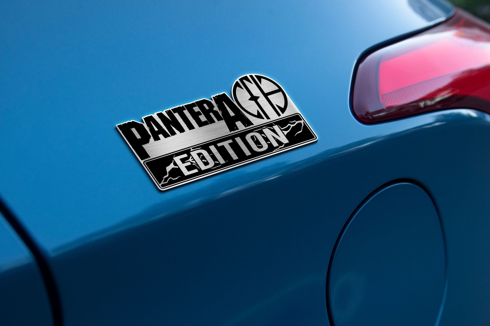 Pantera Edition Laser Engraved Car Name Emblem – BohoPride