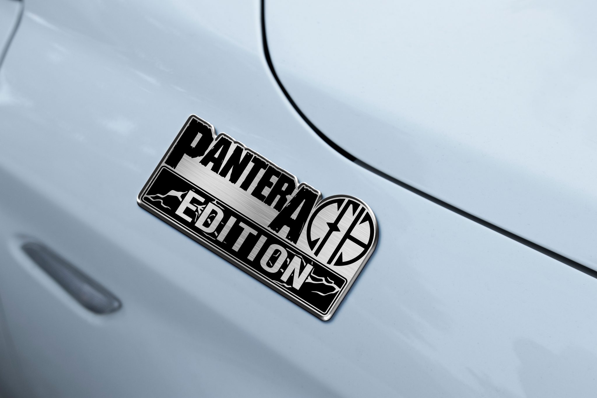 Pantera Edition Laser Engraved Car Name Emblem – BohoPride