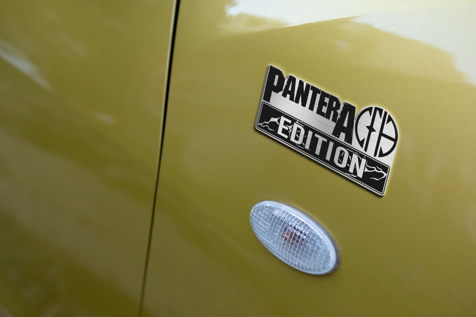 Pantera Edition Laser Engraved Car Name Emblem – BohoPride