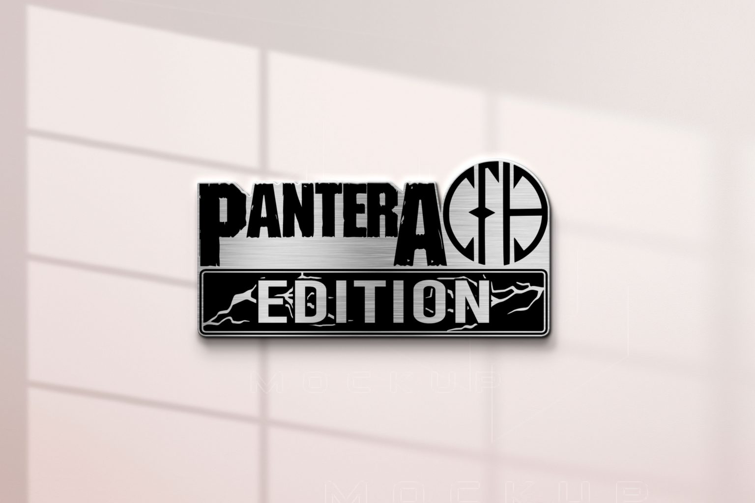 Pantera Edition Laser Engraved Car Name Emblem – BohoPride