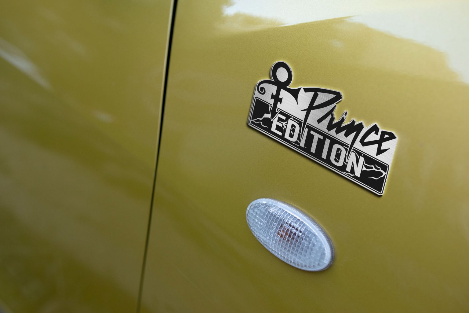 Prince Edition Laser Engraved Car Name Emblem – BohoPride