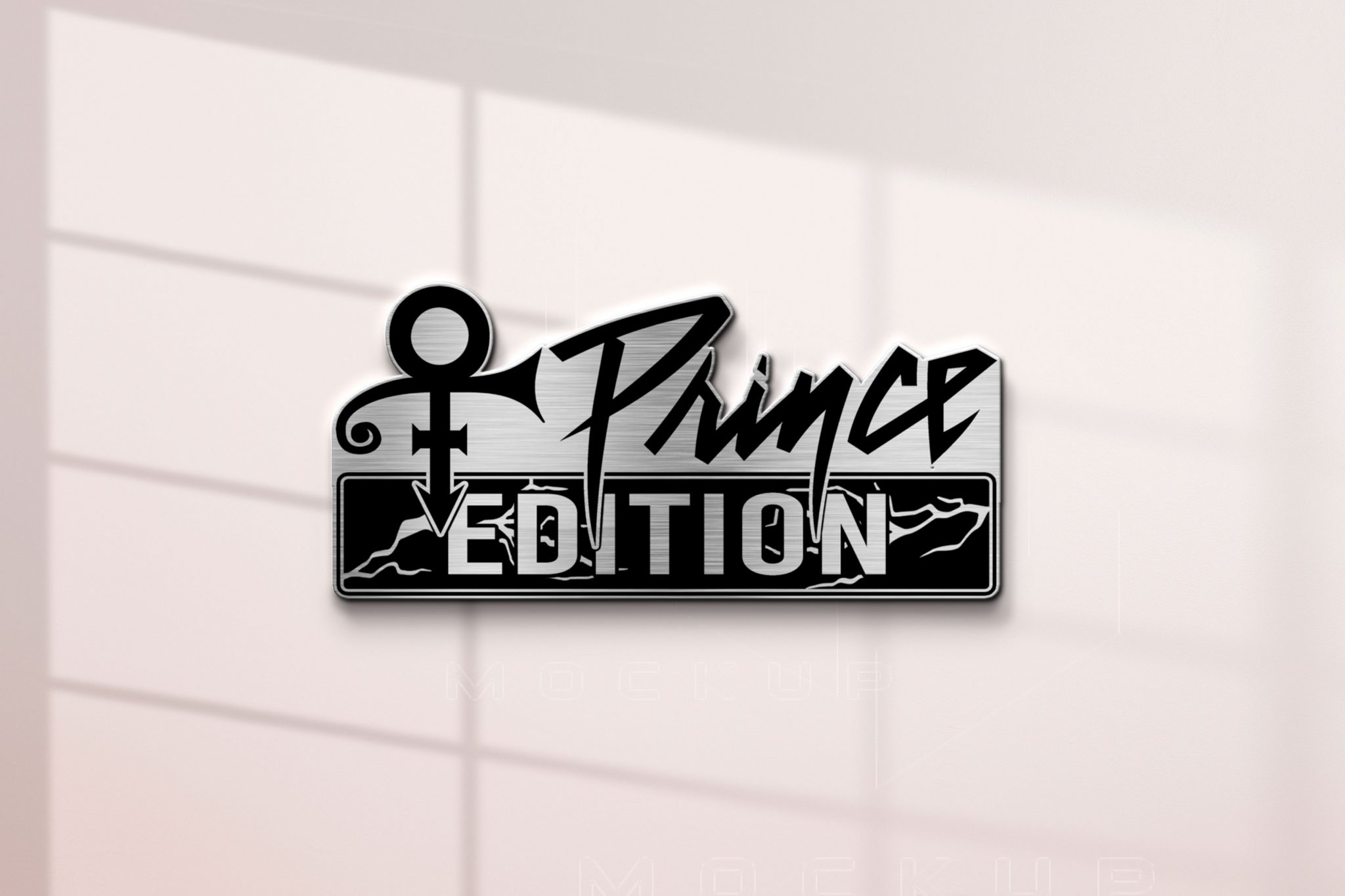 Prince Edition Laser Engraved Car Name Emblem – BohoPride