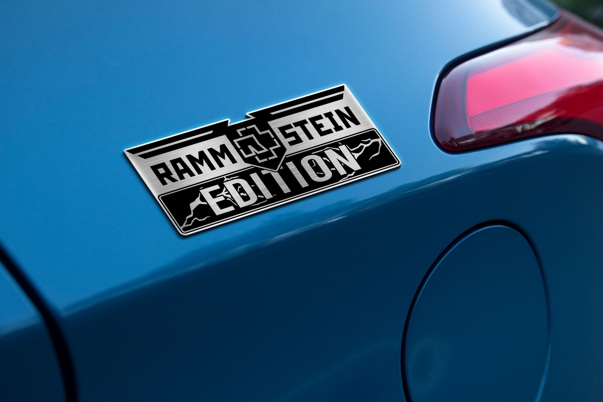 Rammstein Edition Laser Engraved Car Name Emblem – BohoPride