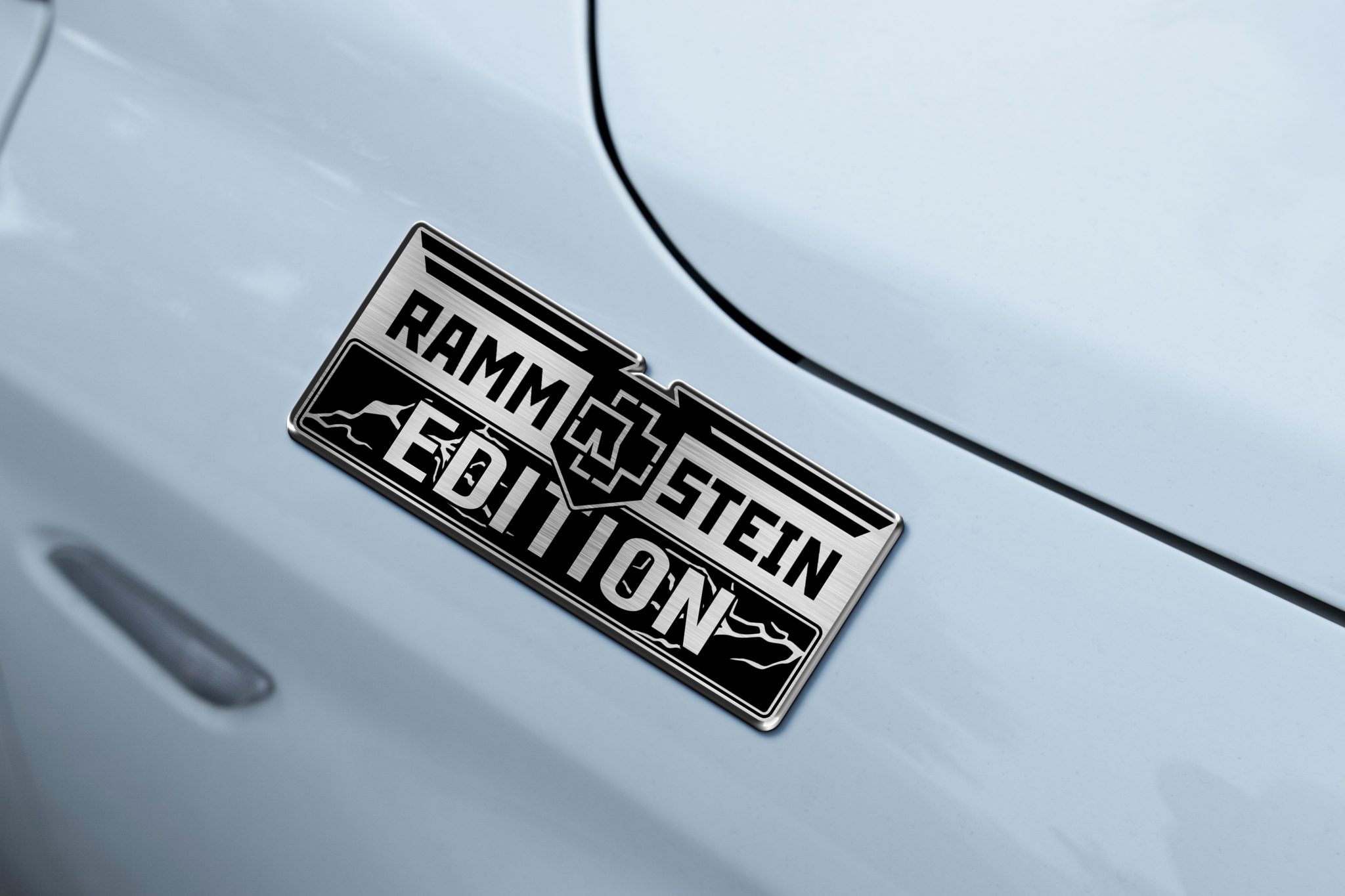 Rammstein Edition Laser Engraved Car Name Emblem – BohoPride