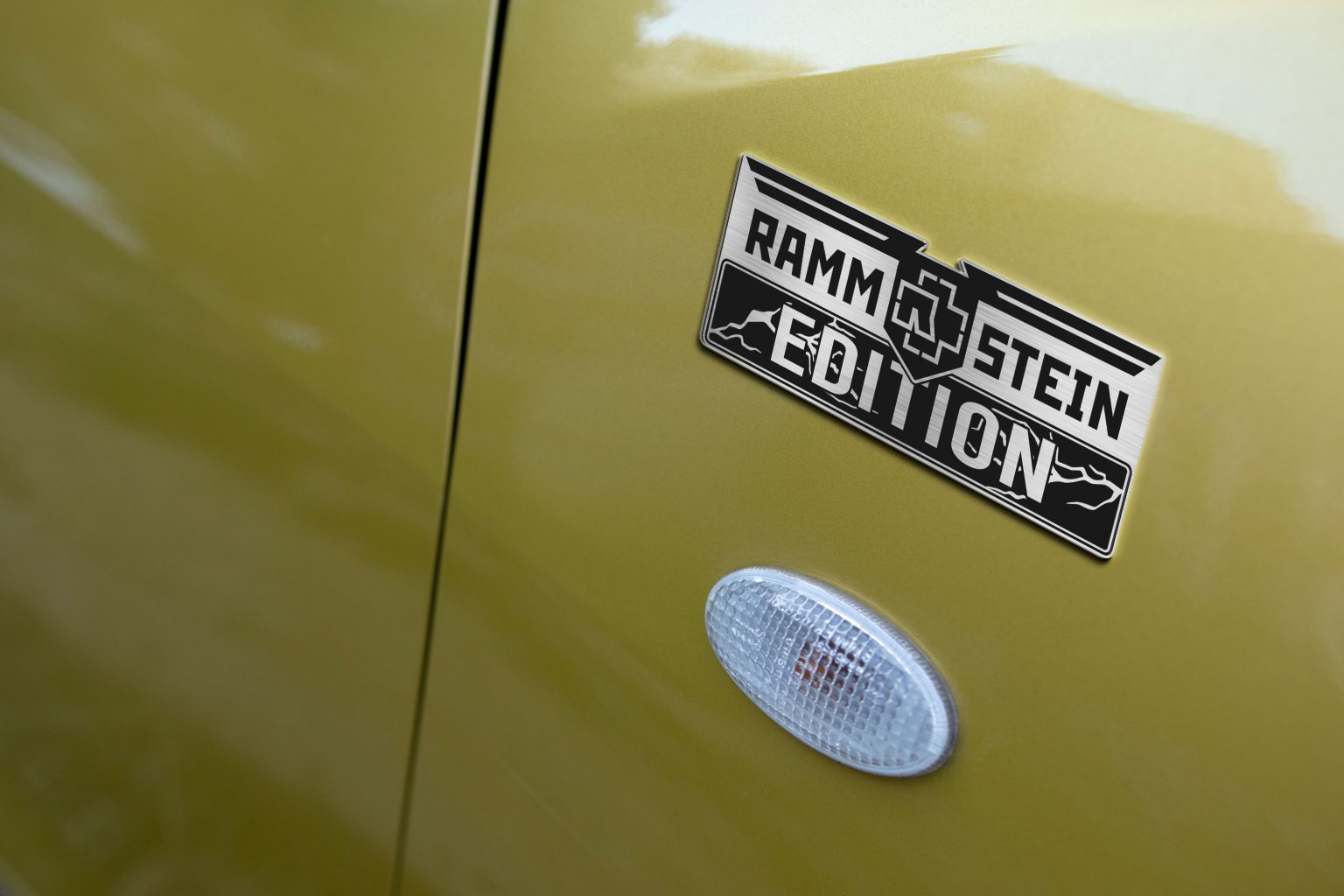 Rammstein Edition Laser Engraved Car Name Emblem – BohoPride
