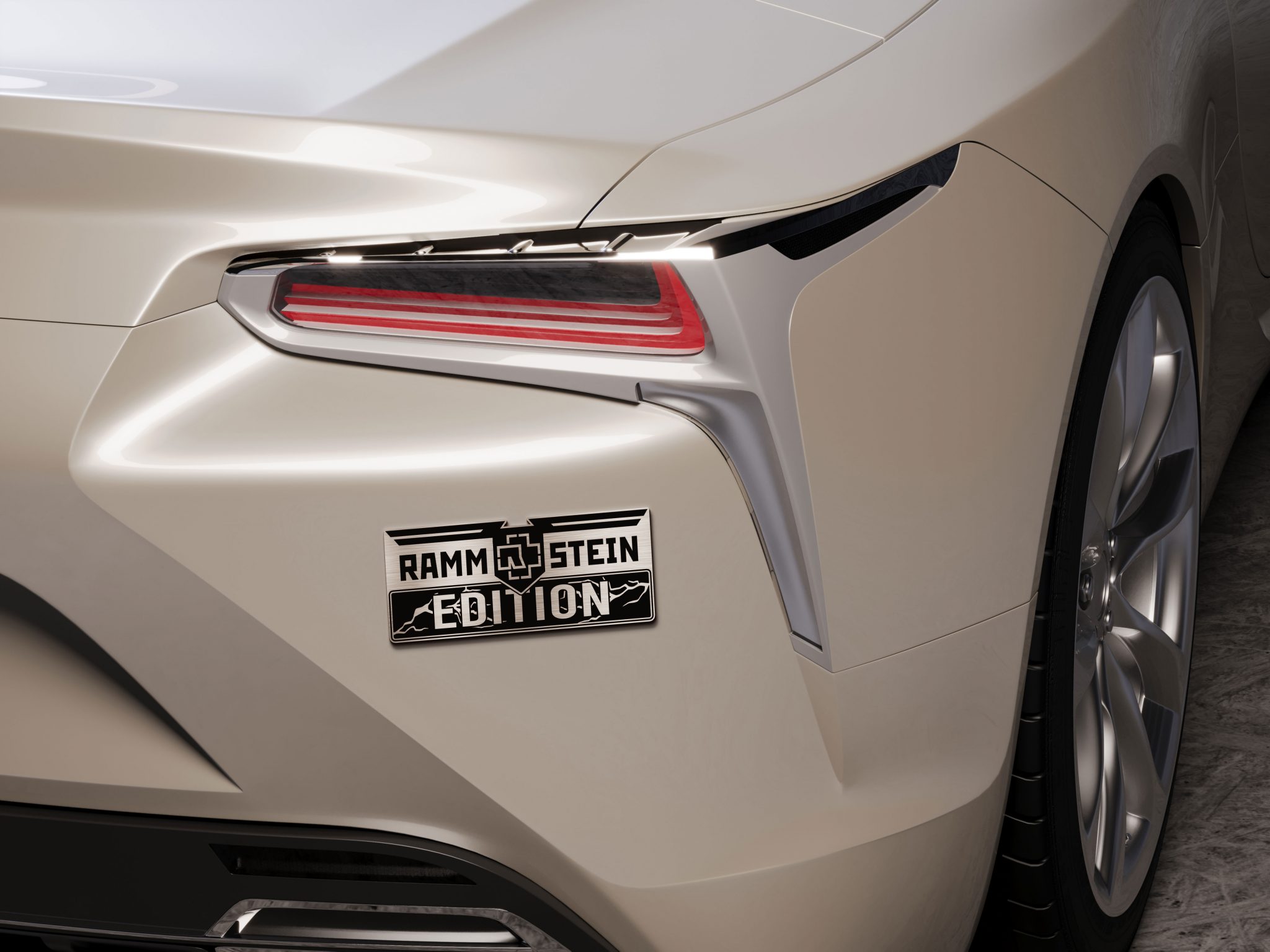 Rammstein Edition Laser Engraved Car Name Emblem – BohoPride