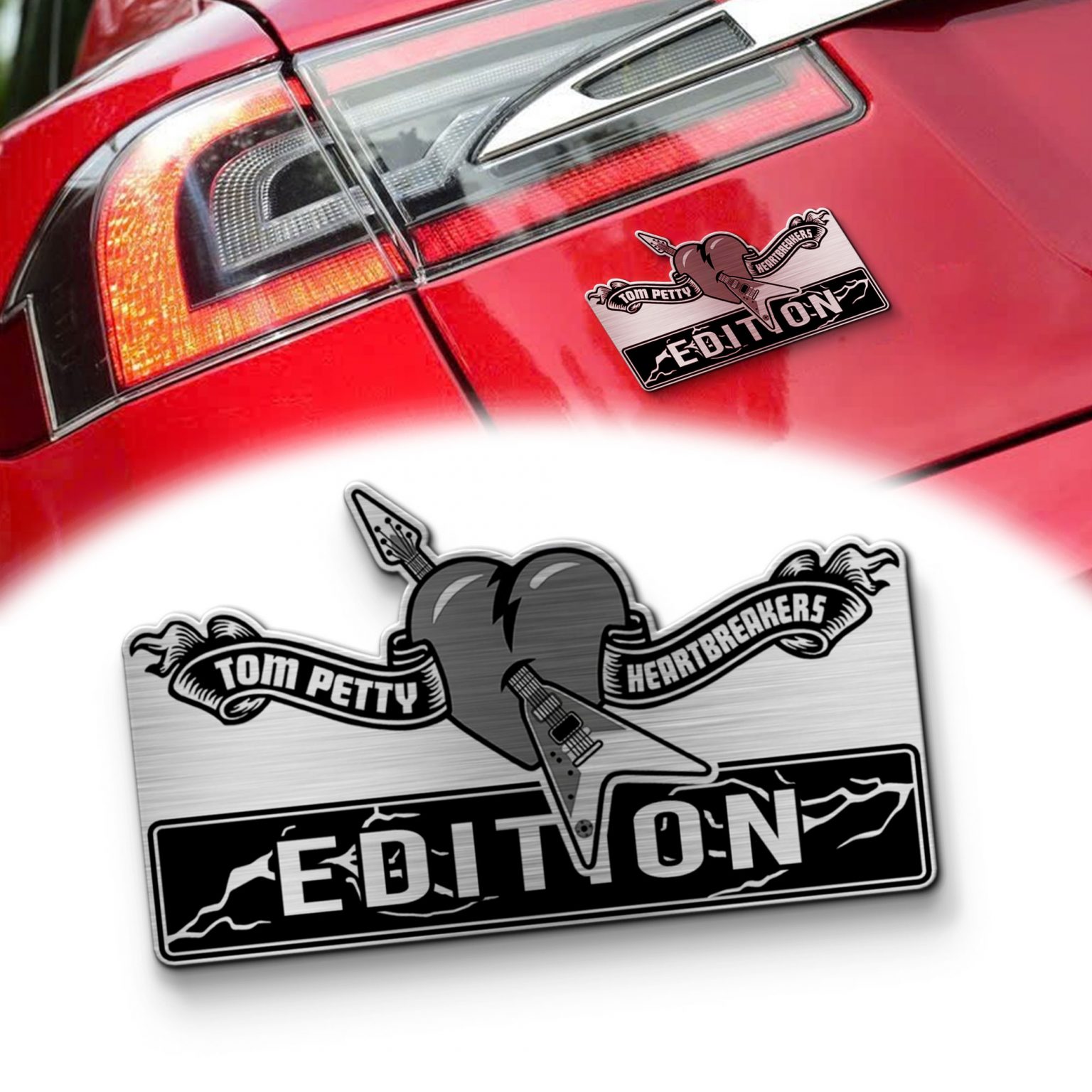 Tom Petty & The Heartbreakers Edition Laser Engraved Car Name Emblem ...