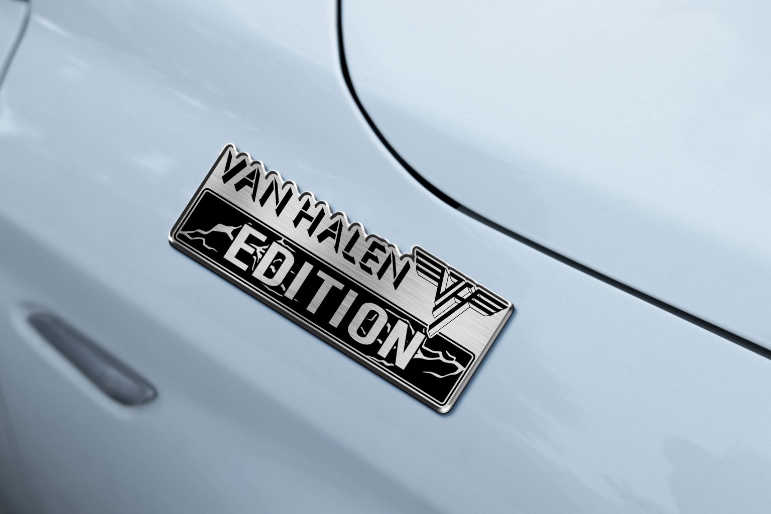 Van Halen Edition Laser Engraved Car Name Emblem – BohoPride