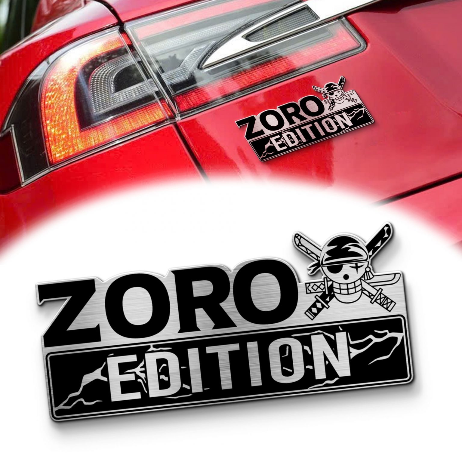 Zoro Edition Laser-Engraved Car Badge – BohoPride