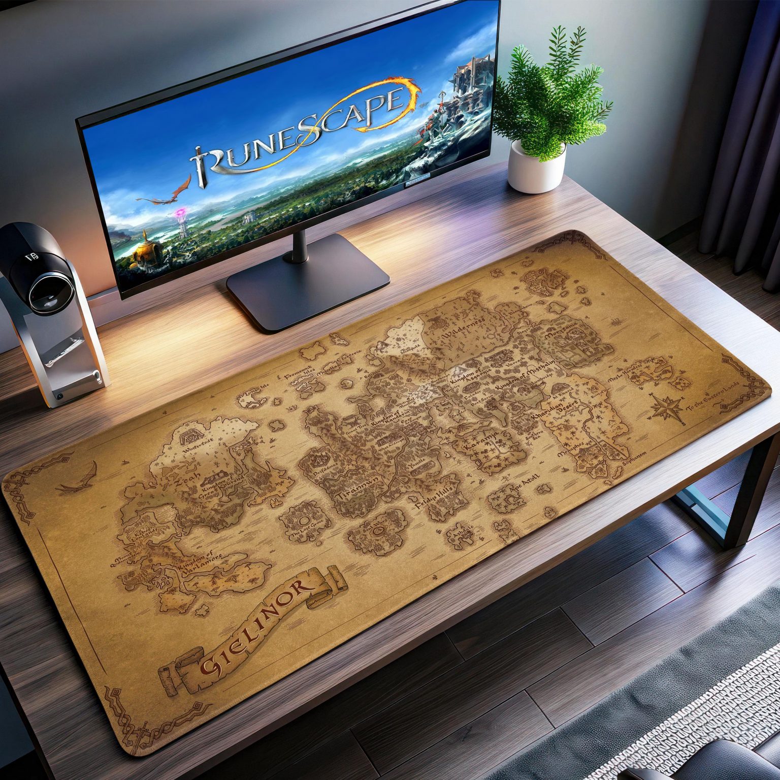 Runescape Gielinor Map Desk Mat – BohoPride
