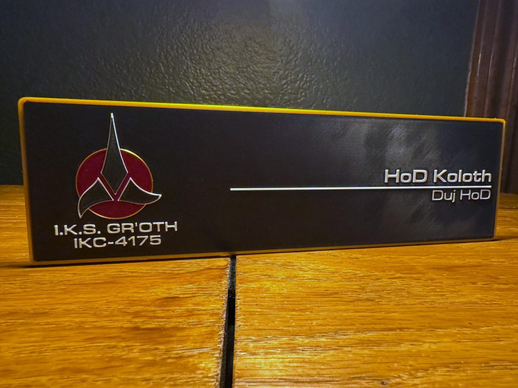 Star Trek Klingon Personalized Sign – BohoPride