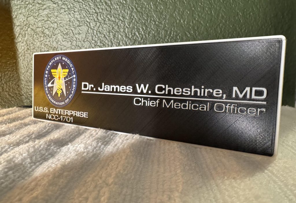 Star Trek Starfleet Medical Personalized Sign – BohoPride