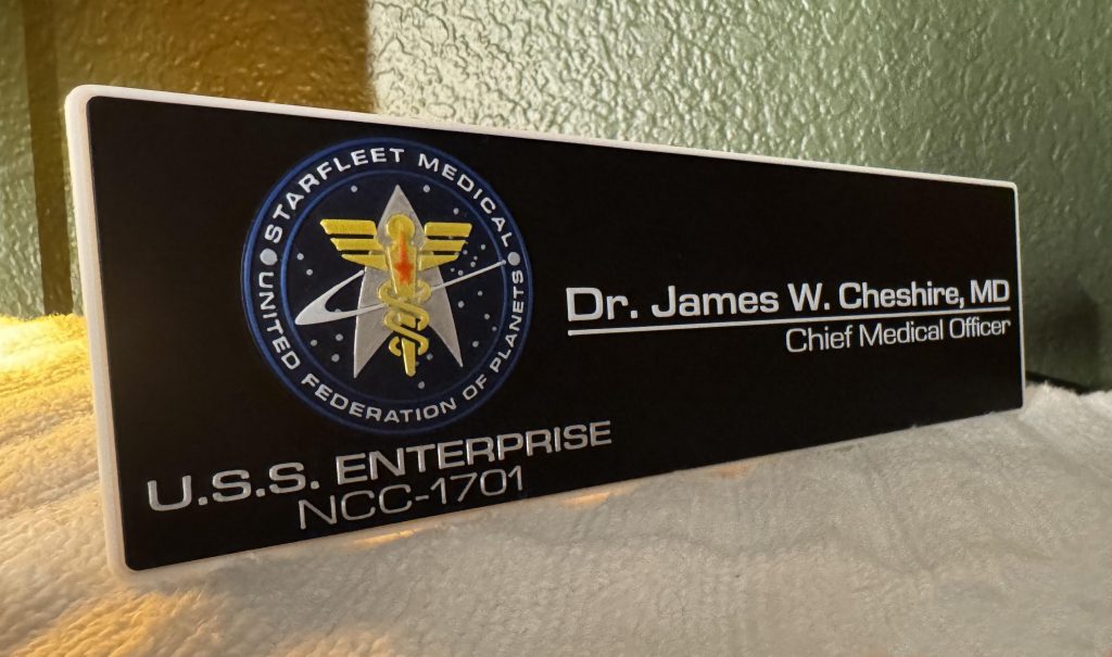 Star Trek Starfleet Medical Personalized Sign – BohoPride