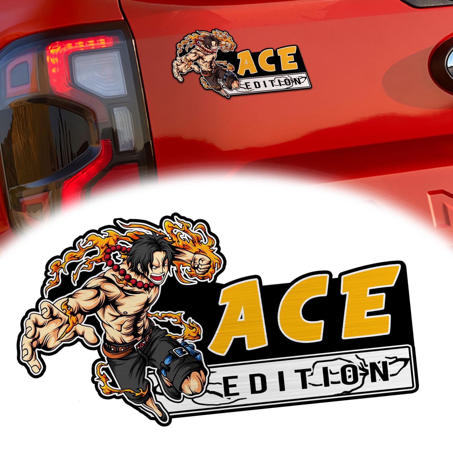 Ace Edition Laser Engraved Car Emblem – BohoPride