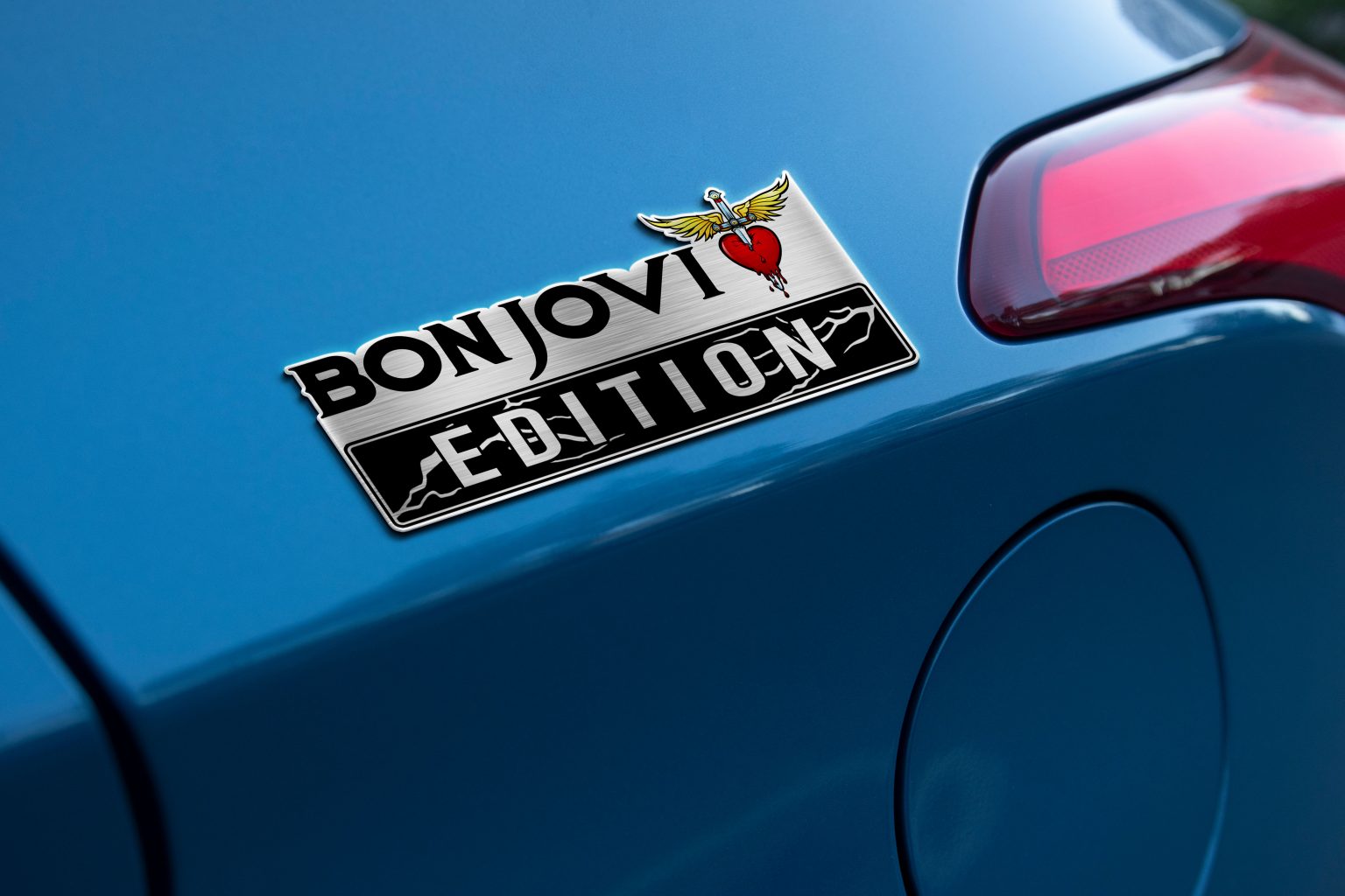 Bon Jovi Edition Laser Engraved Car Name Emblem – BohoPride