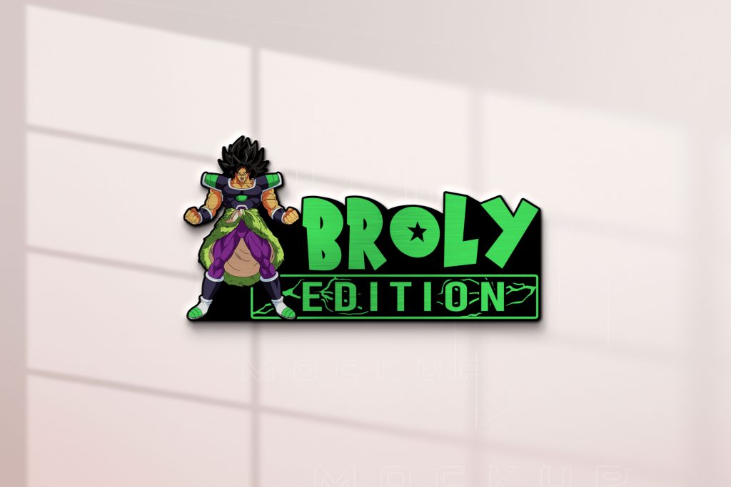 Broly Edition Laser-Engraved Car Badge – BohoPride