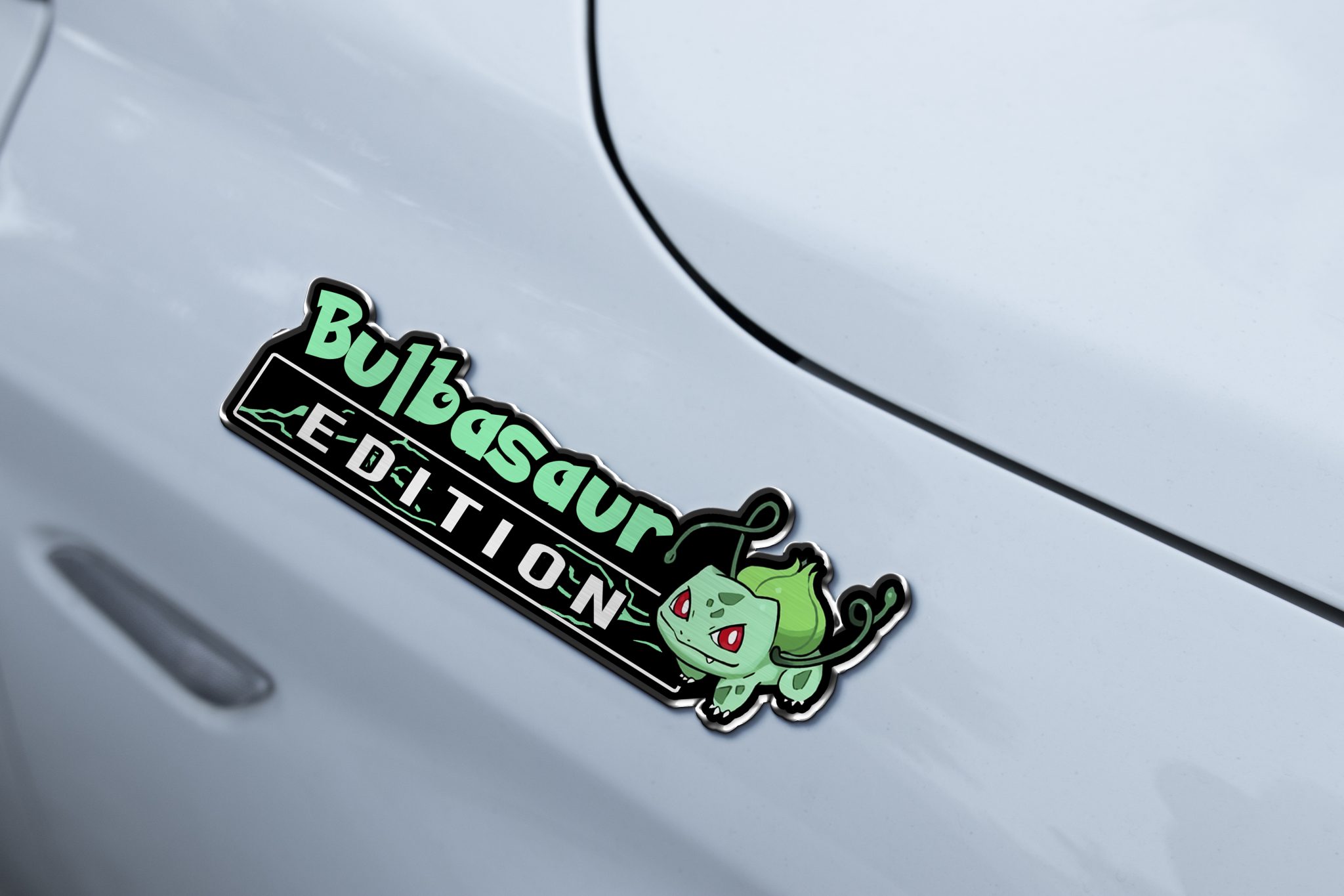 Bulbasaur Edition Laser Engraved Car Emblem – BohoPride