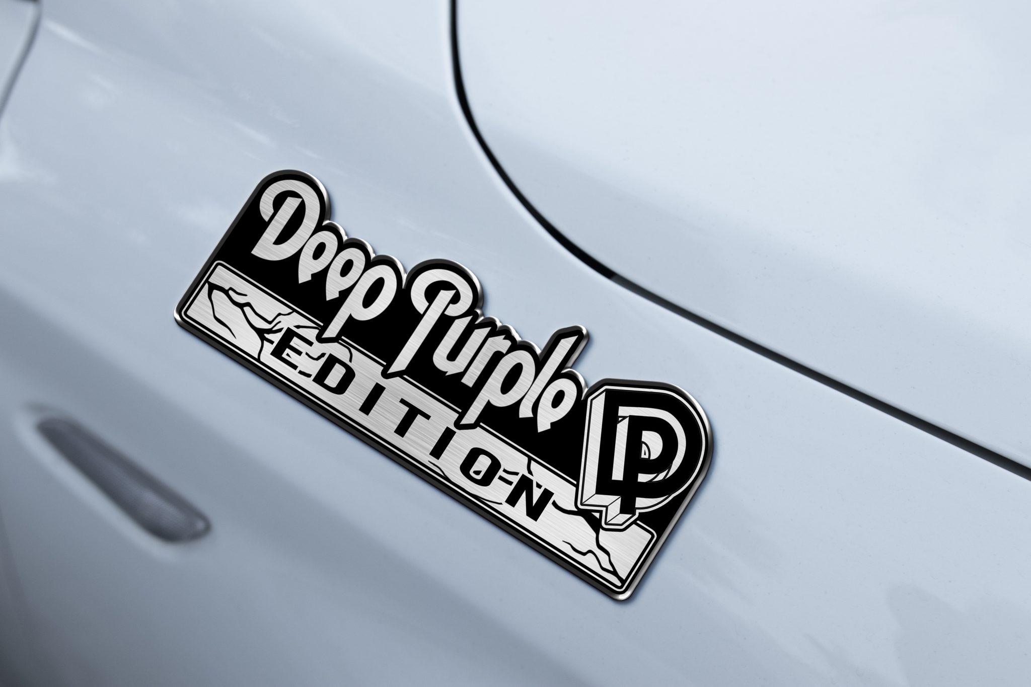 Deep Purple Edition Laser Engraved Car Emblem – BohoPride