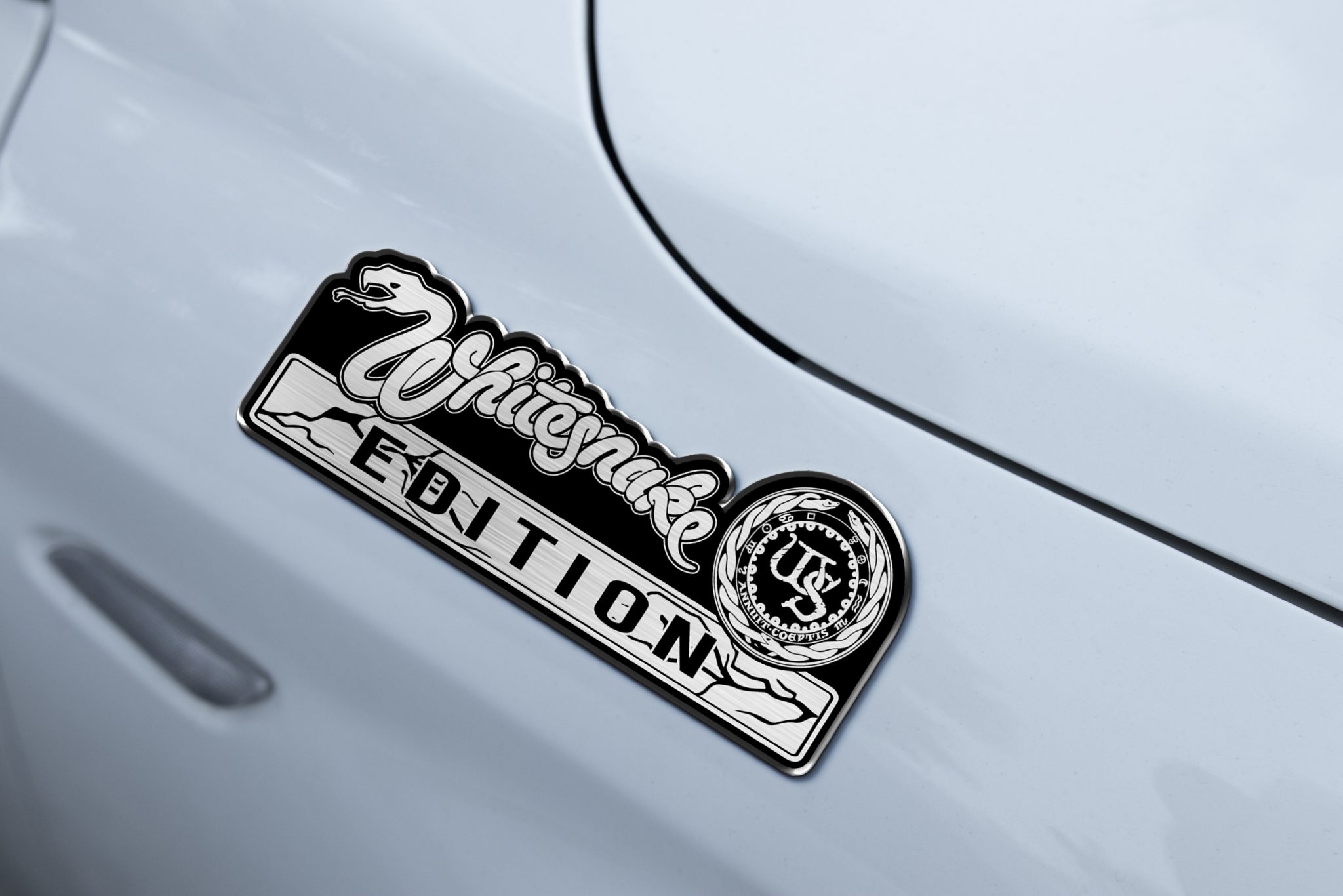 Whitesnake Edition Laser Engraved Car Emblem – BohoPride