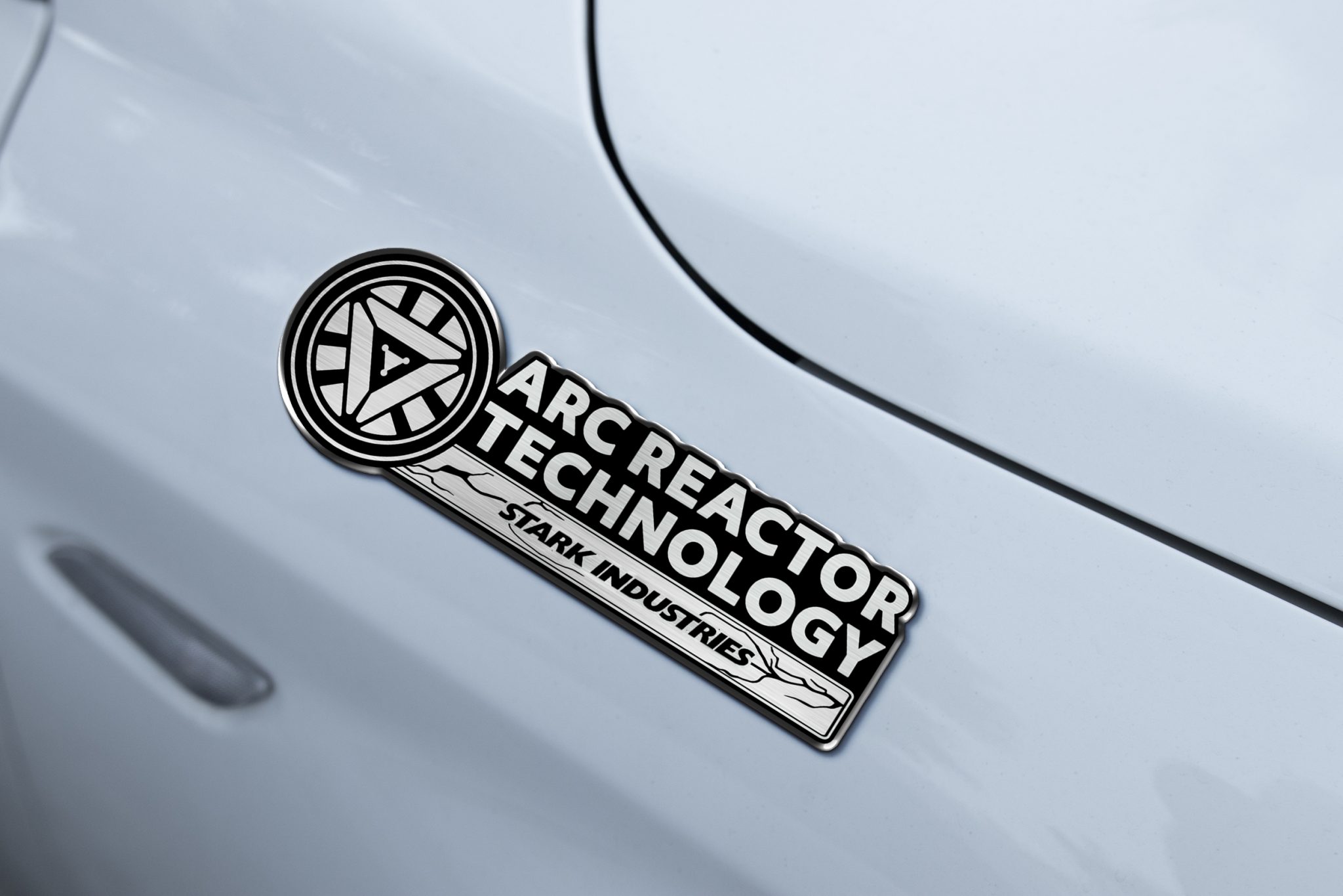 Arc Reactor Technology Edition Laser-Engraved Car Badge – BohoPride