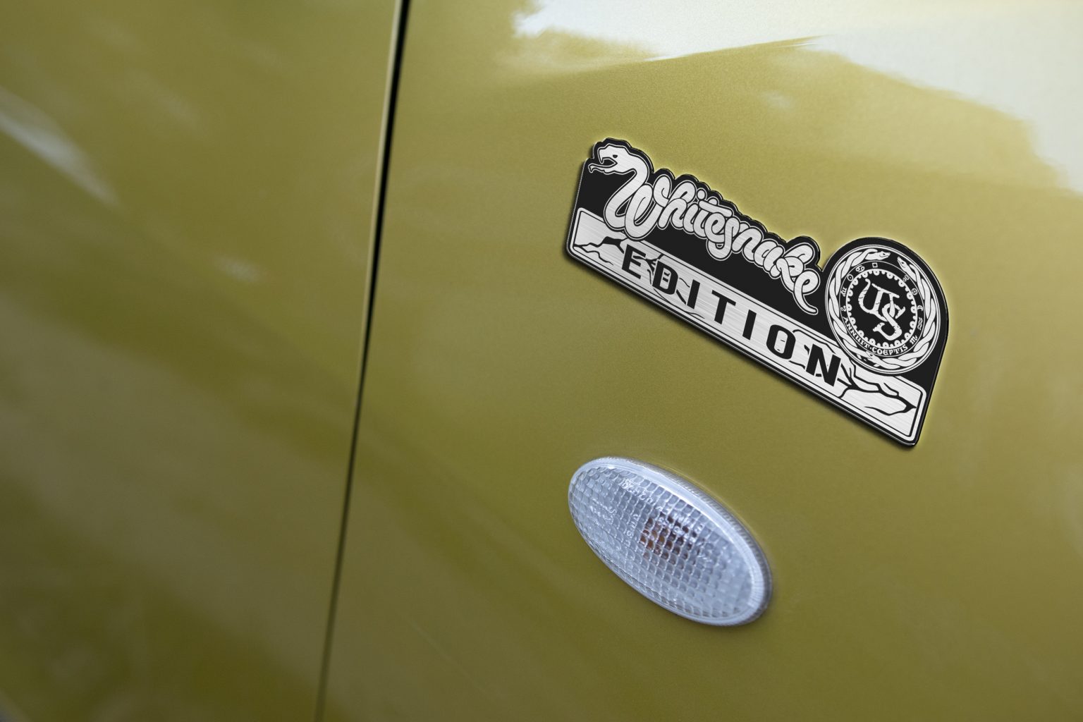 Whitesnake Edition Laser Engraved Car Emblem – BohoPride