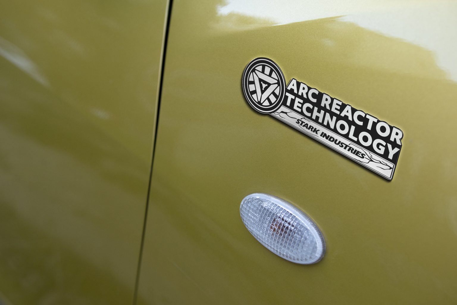 Arc Reactor Technology Edition Laser-Engraved Car Badge – BohoPride