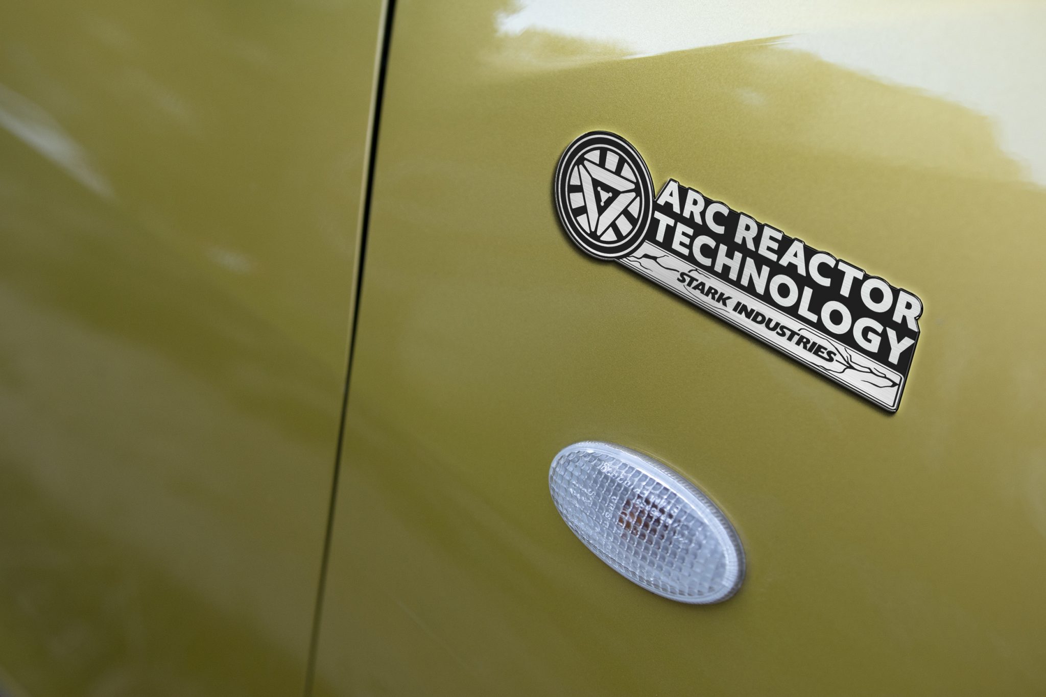 Arc Reactor Technology Edition Laser-Engraved Car Badge – BohoPride