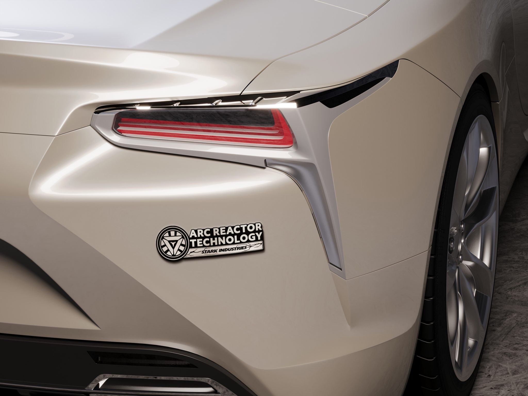 Arc Reactor Technology Edition Laser-Engraved Car Badge – BohoPride