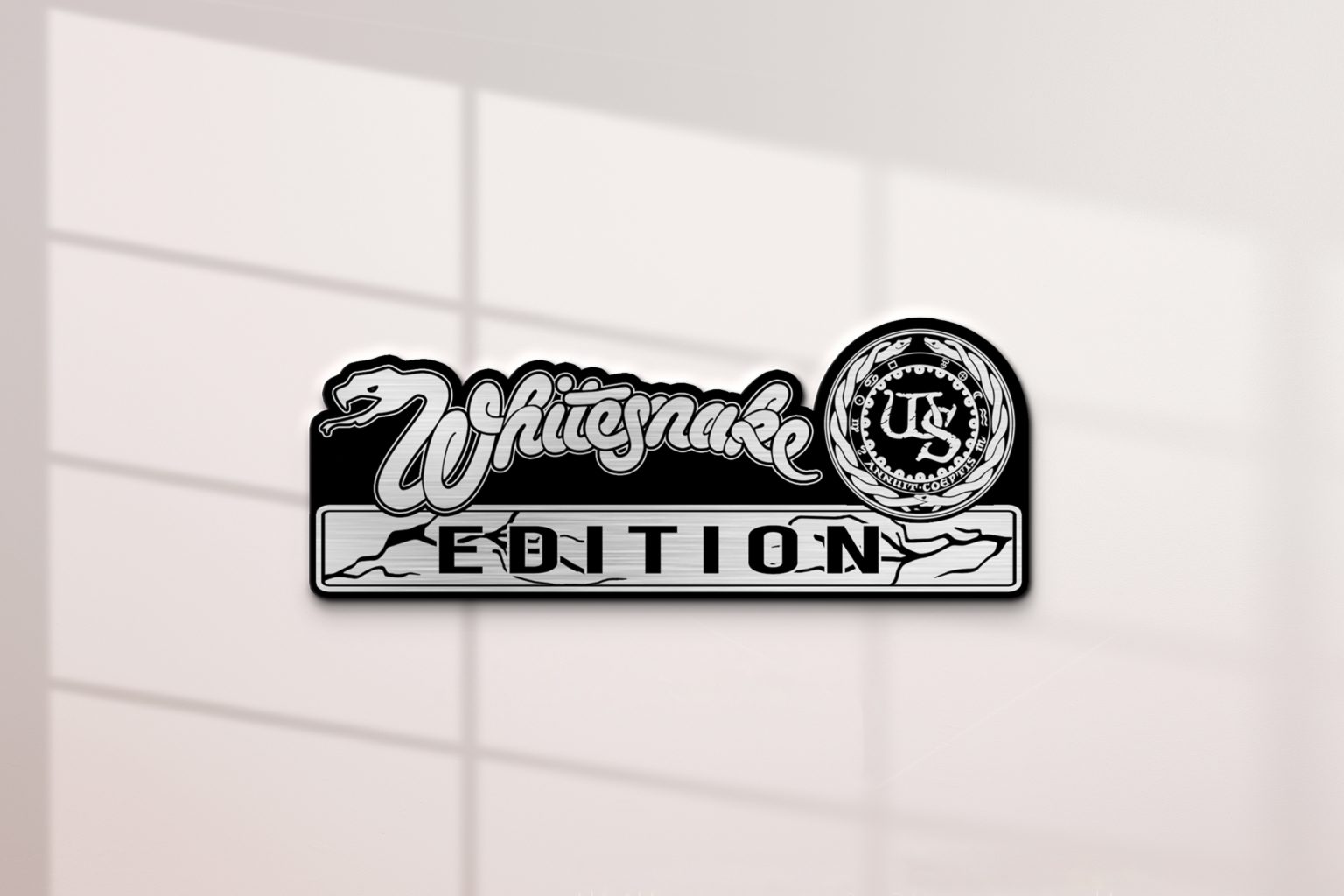 Whitesnake Edition Laser Engraved Car Emblem – BohoPride