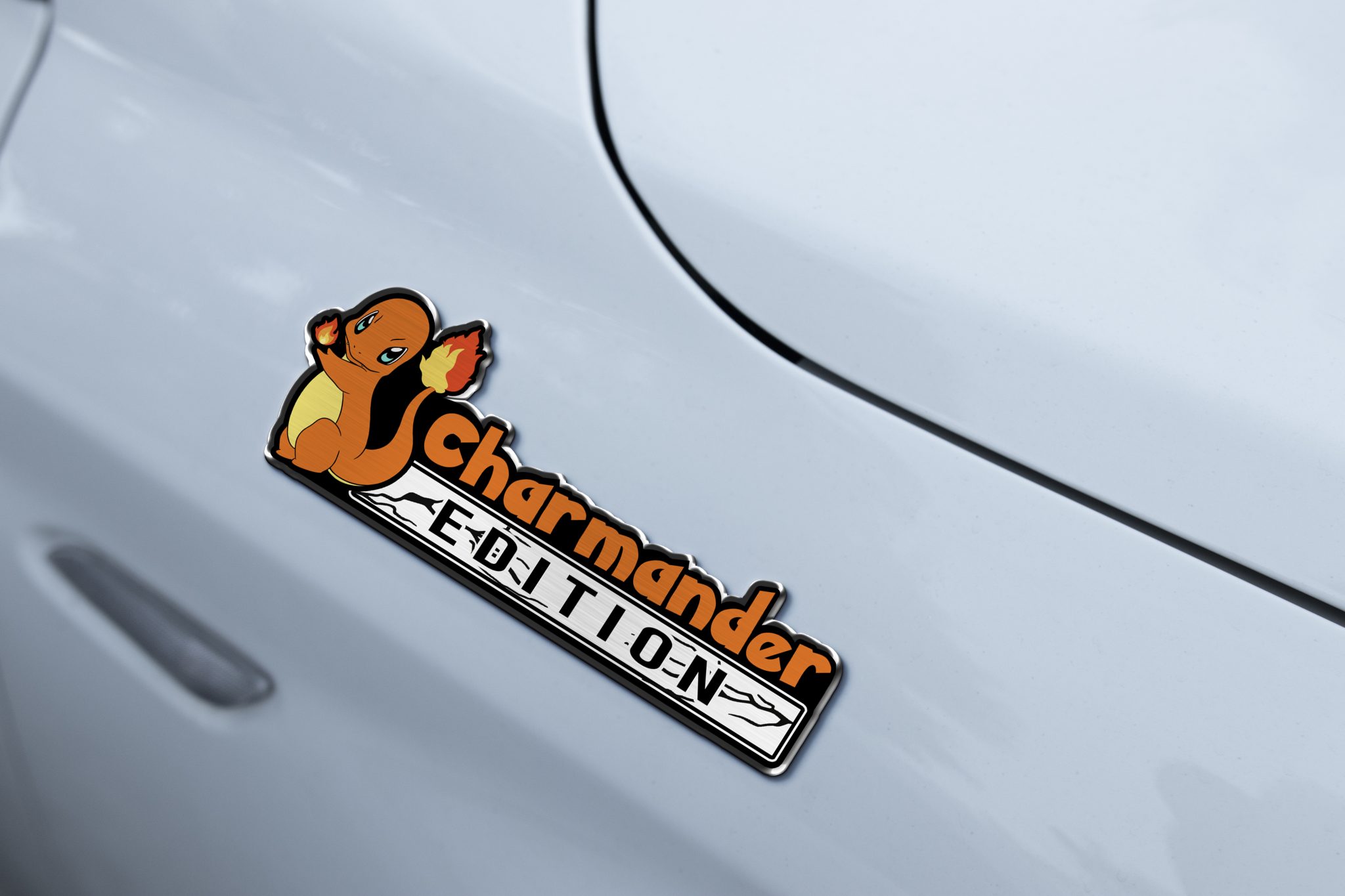 Charmander Edition Laser Engraved Car Emblem – BohoPride