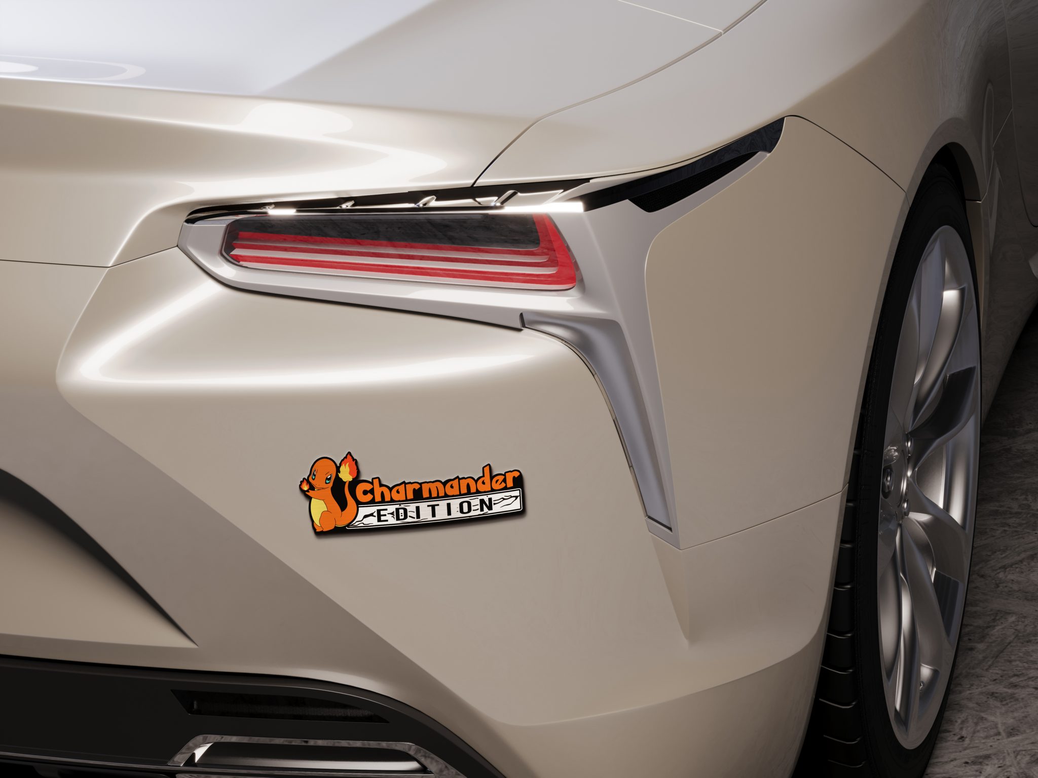 Charmander Edition Laser Engraved Car Emblem – BohoPride