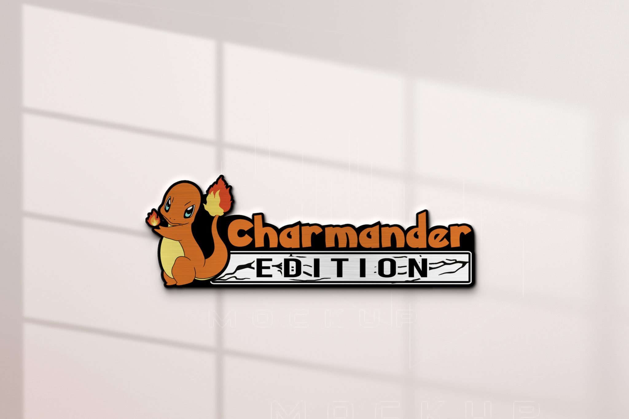 Charmander Edition Laser Engraved Car Emblem – BohoPride