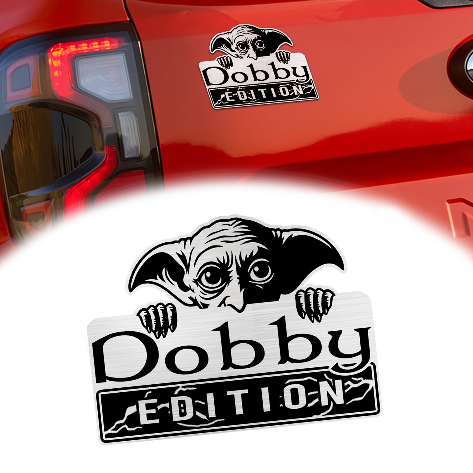 Dobby Edition Laser Engraved Car Emblem – BohoPride
