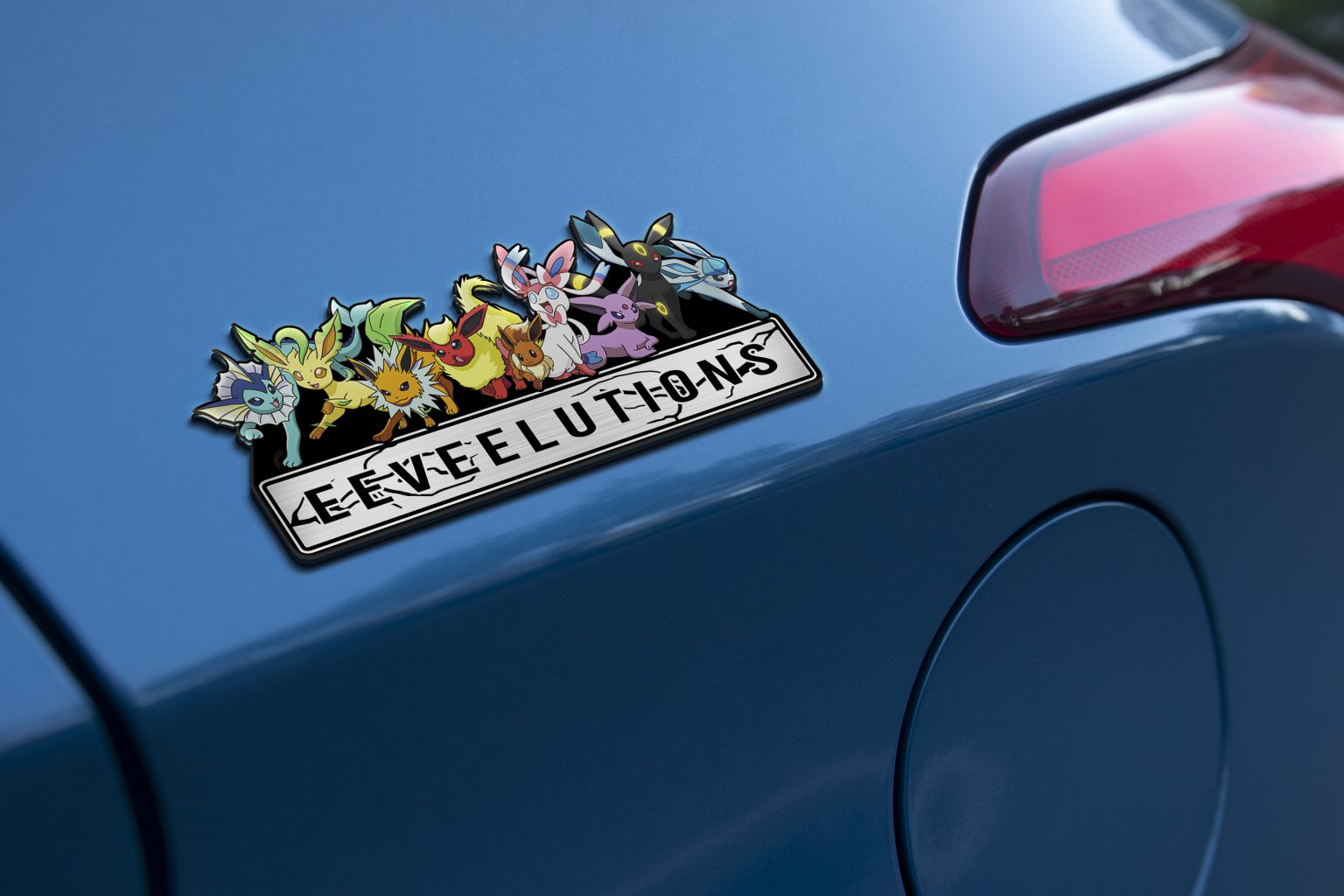 Eeveelution Edition Laser Engraved Car Name – BohoPride