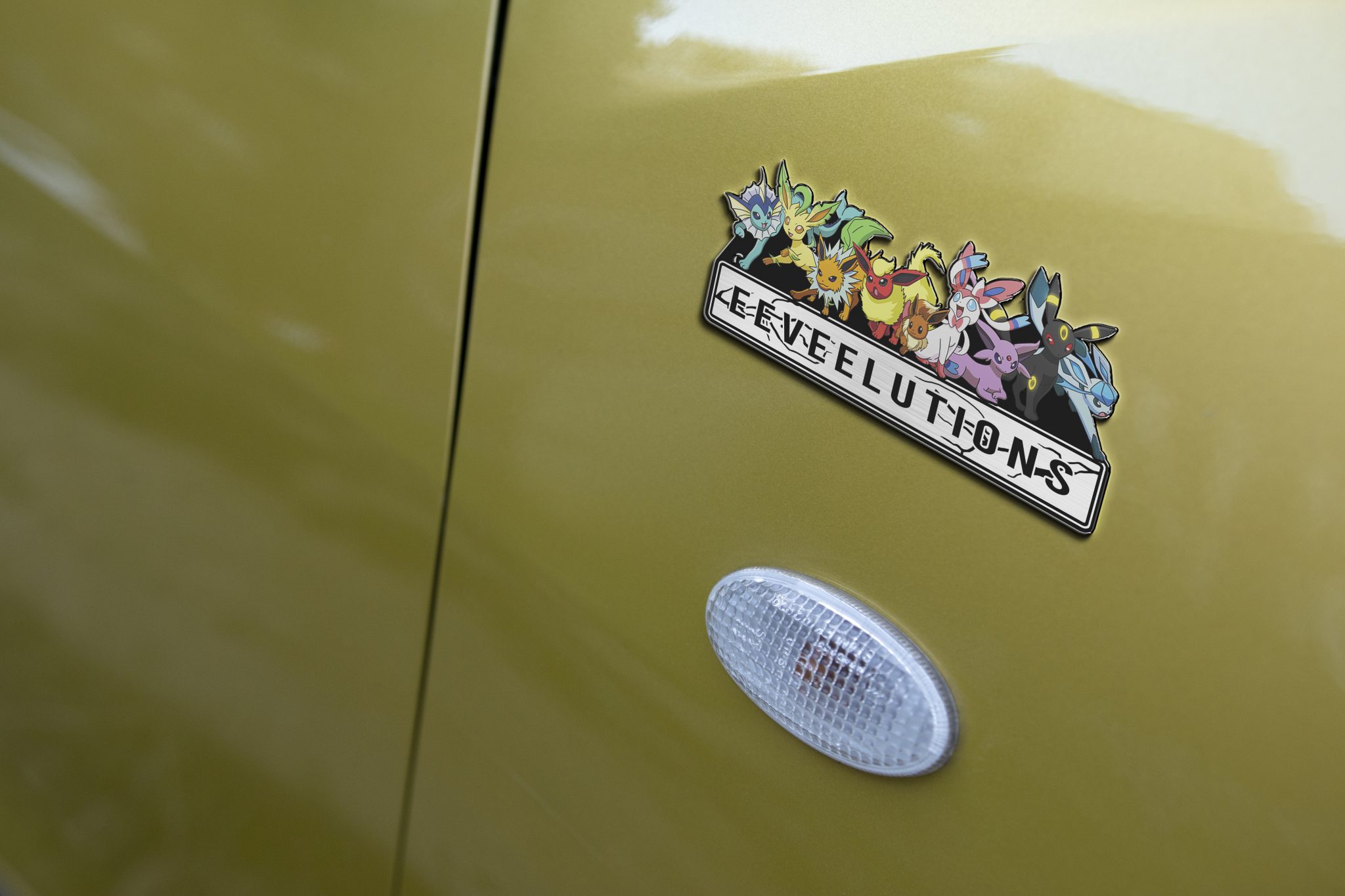 Eeveelution Edition Laser Engraved Car Name – BohoPride