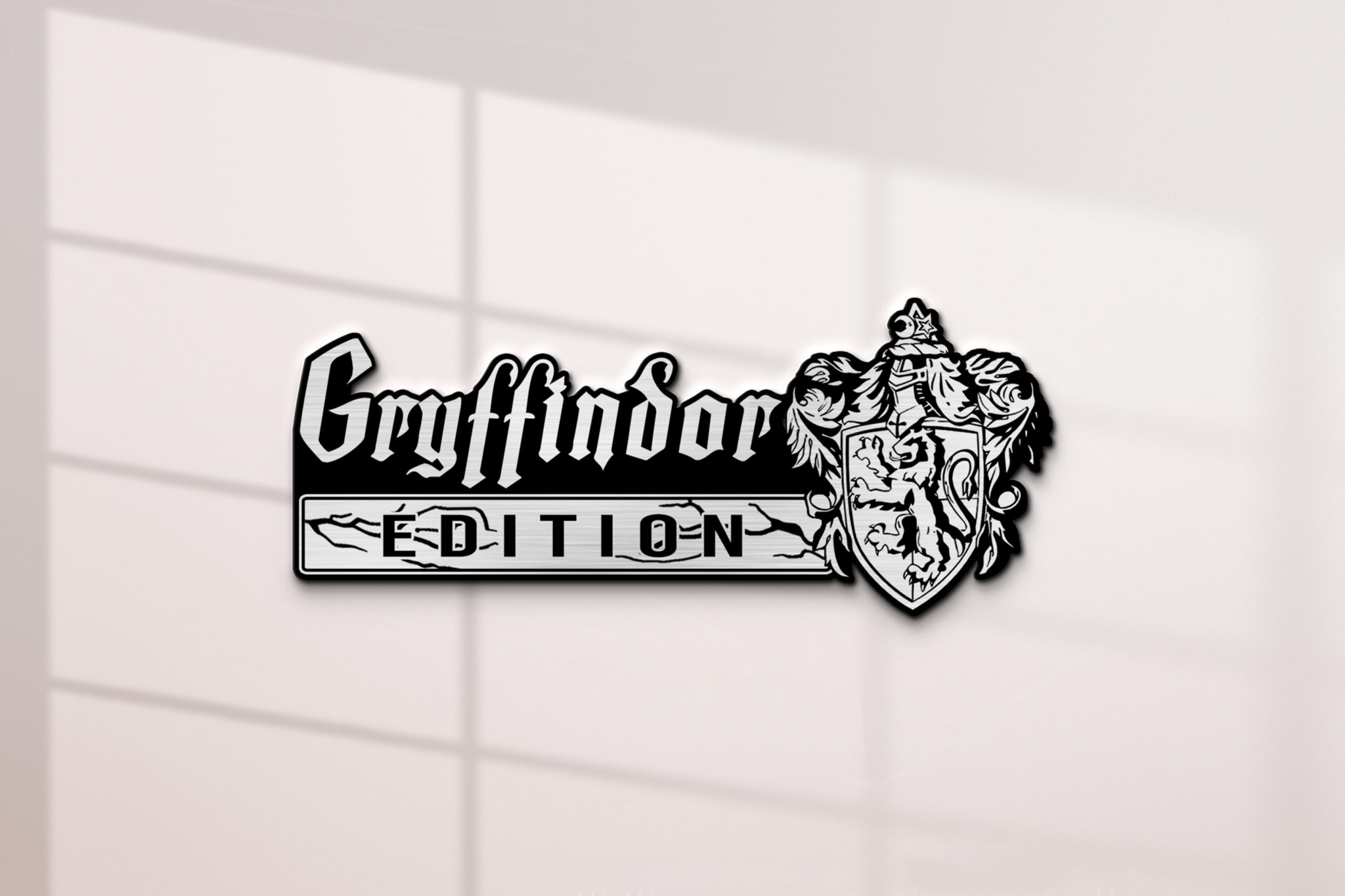 Gryffindor Edition Laser Engraved Car Emblem Version 1 – BohoPride