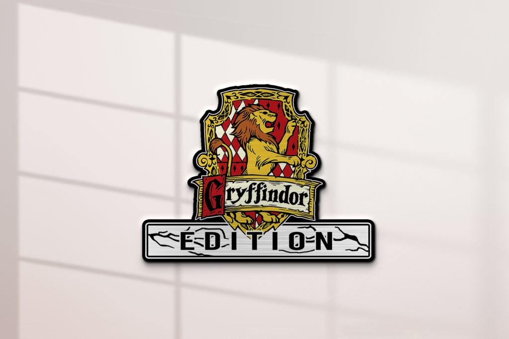 Gryffindor Edition Laser Engraved Car Emblem Version 3 – BohoPride
