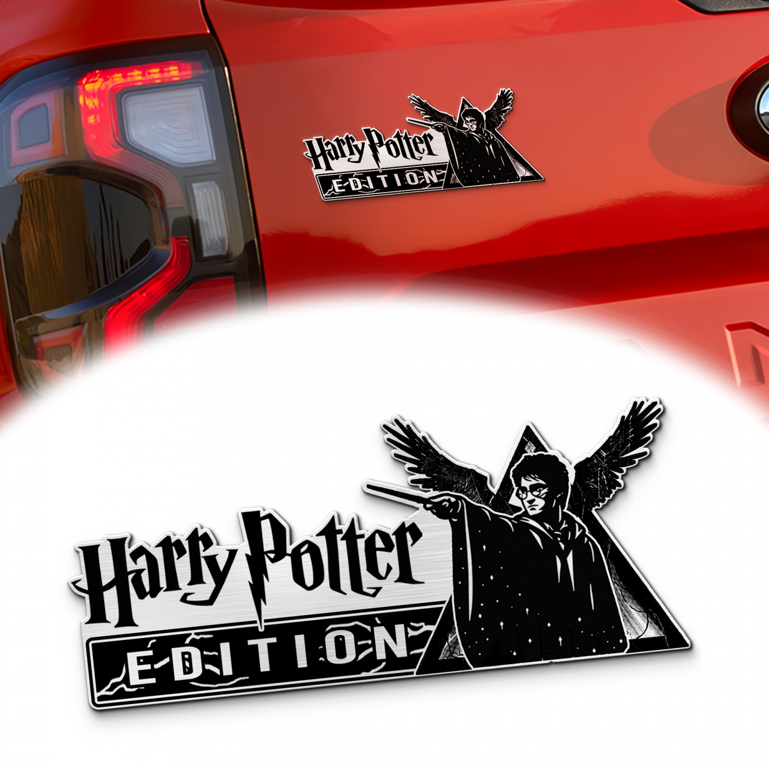 Harry Potter Edition Laser Engraved Car Emblem – BohoPride